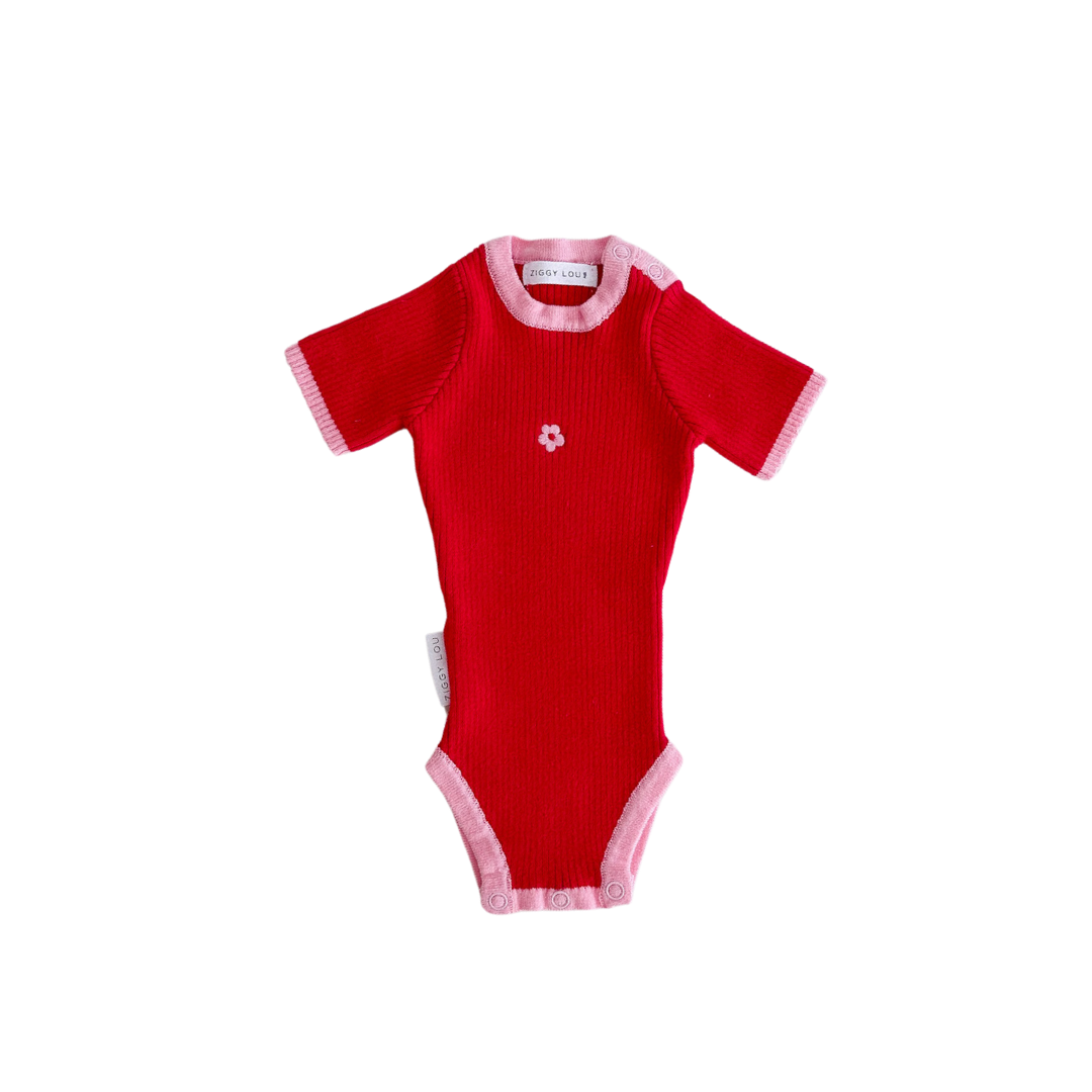 ZIGGY LOU SUMMER RIBBED BODYSUIT - ELODIE – Active Baby co